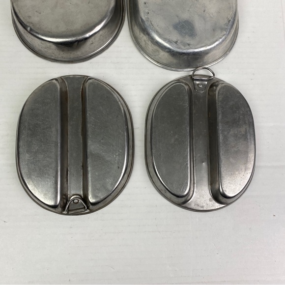 Dining | Vintage Us Army Mess Kits Wwii Era Leyse 1944 Agm Co 1945 ...